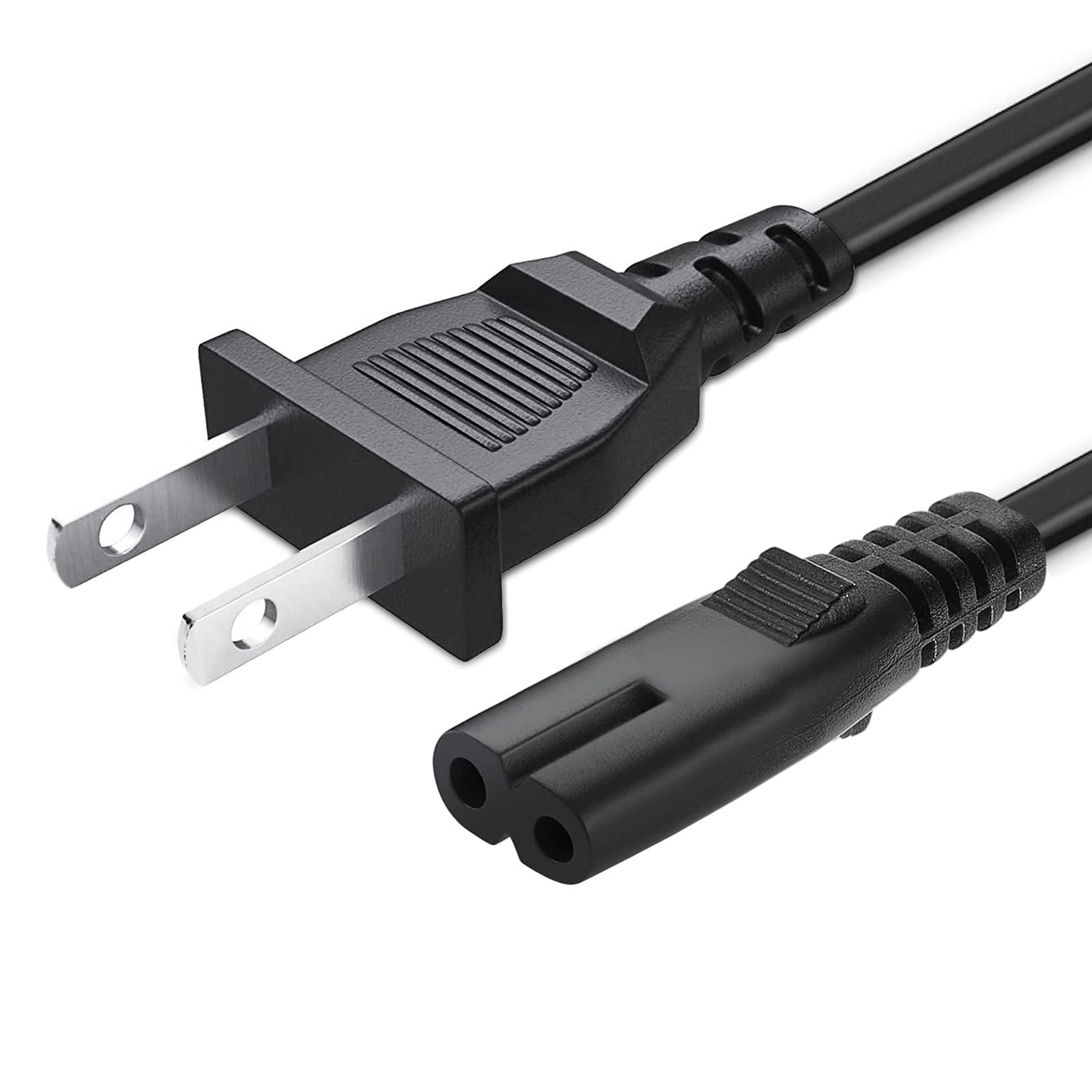LujingZ 2 Prong AC Power Cord Cable Replacement Compatible with Samsung ...