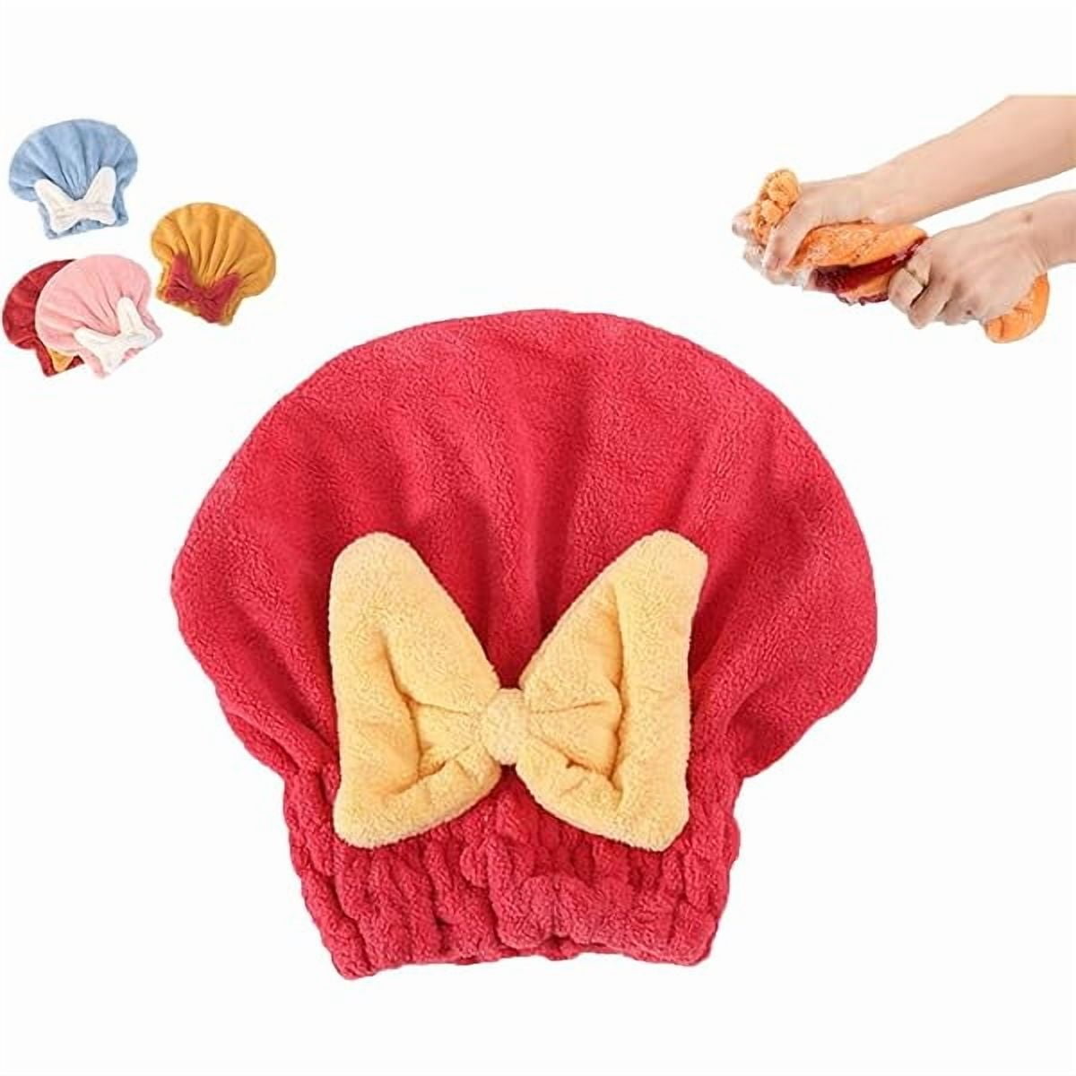 LujingZ Microfiber Hair Drying Caps, 2025 New Super Absorbent Hair ...