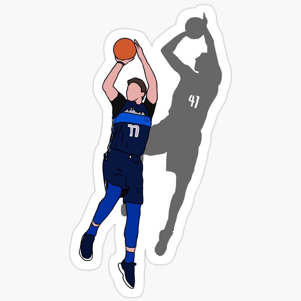 Luka And Dirk Fadeaway Sticker Phone Decal Water Bottle Stickers Car ...