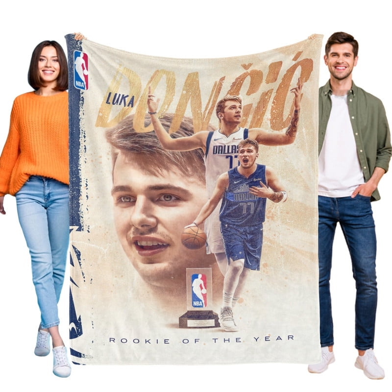 Luka Doncic Basketball Player Blanket Soft Throw Blanket Micro Fleece ...