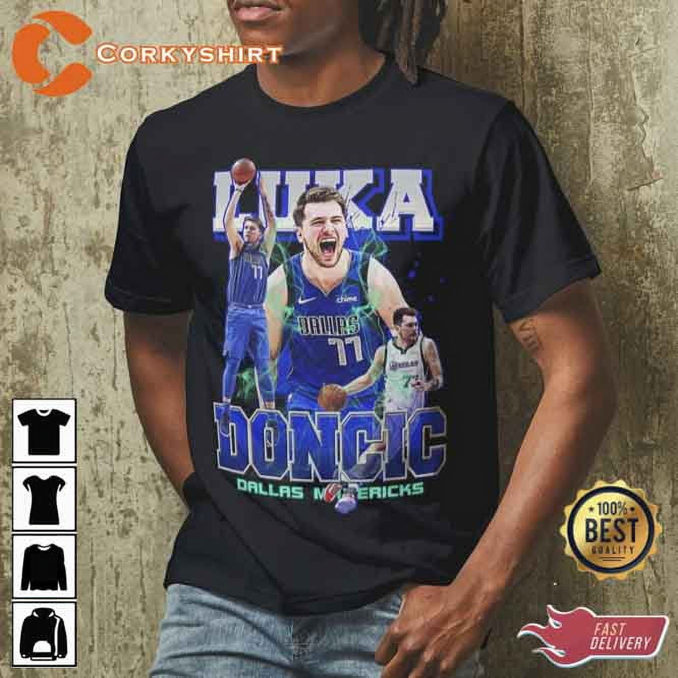 Luka Doncic Basketball Player Unisex T-shirt - Walmart.com