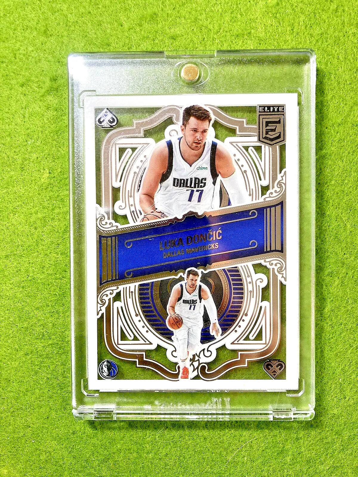 Luka Doncic CLEAR CARD JERSEY #77 MAVERICKS SP 2022-23 Elite LUKA ...