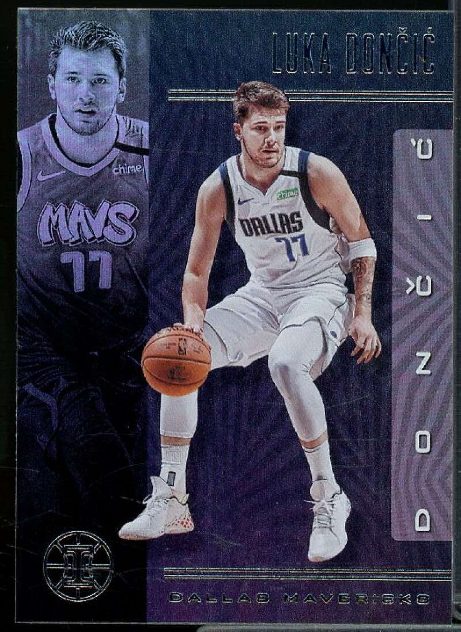 Luka Doncic Card 2019-20 Panini Illusions Trophy Collection Sapphire ...