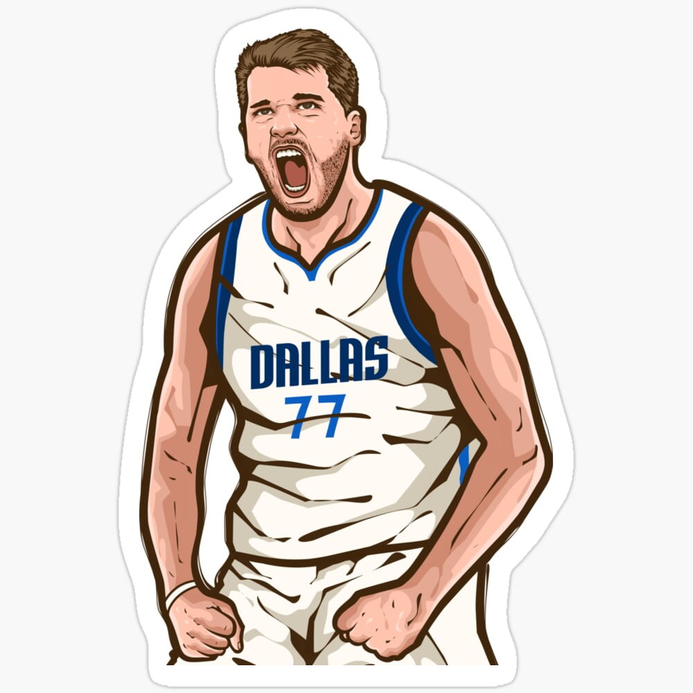 Luka Doncic Flex Sticker Phone Decal Water Bottle Stickers Car Decals ...