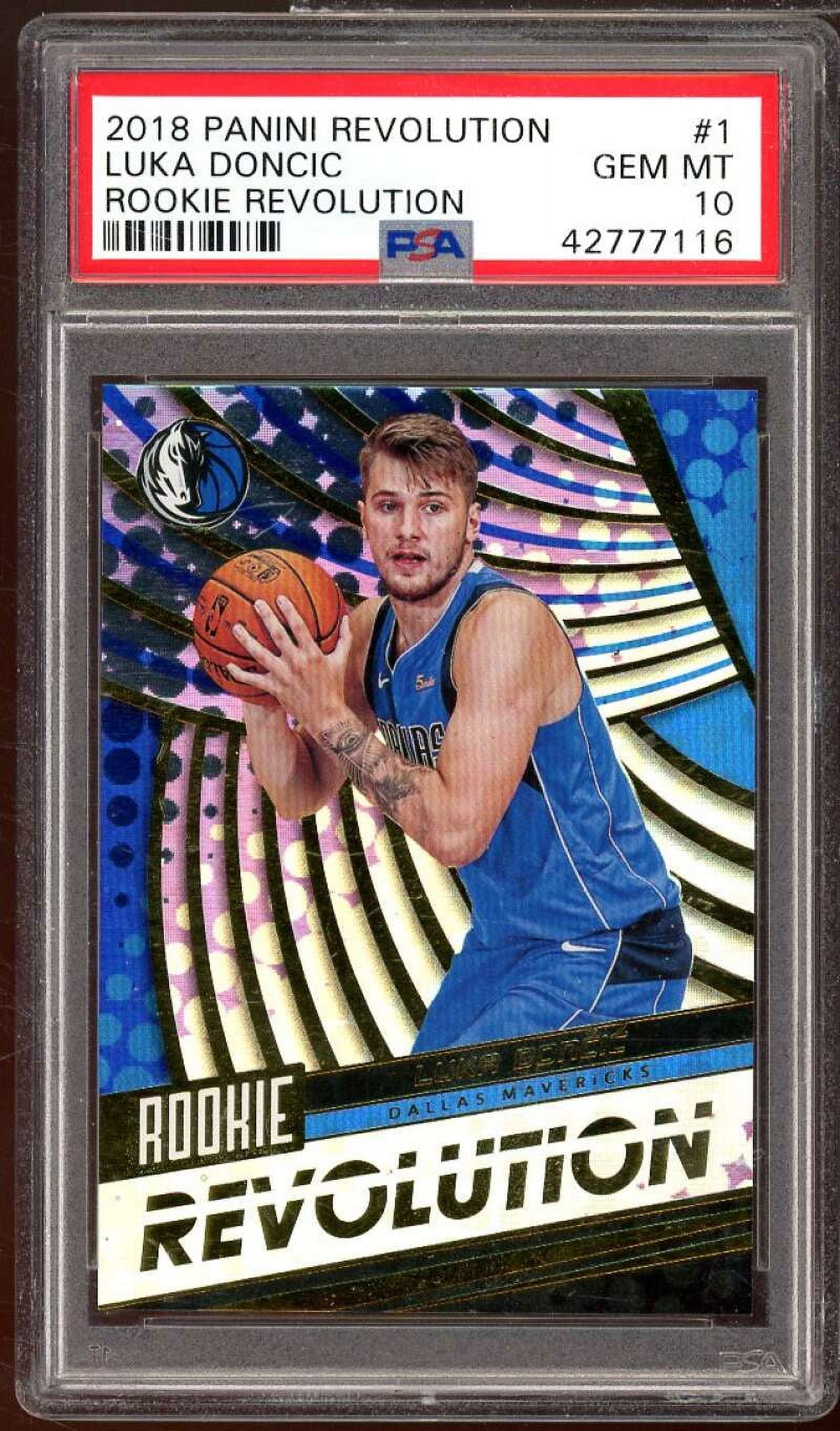 Luka Doncic Rookie Card 2018-19 Panini Revolution Rookie Revolution #1 ...