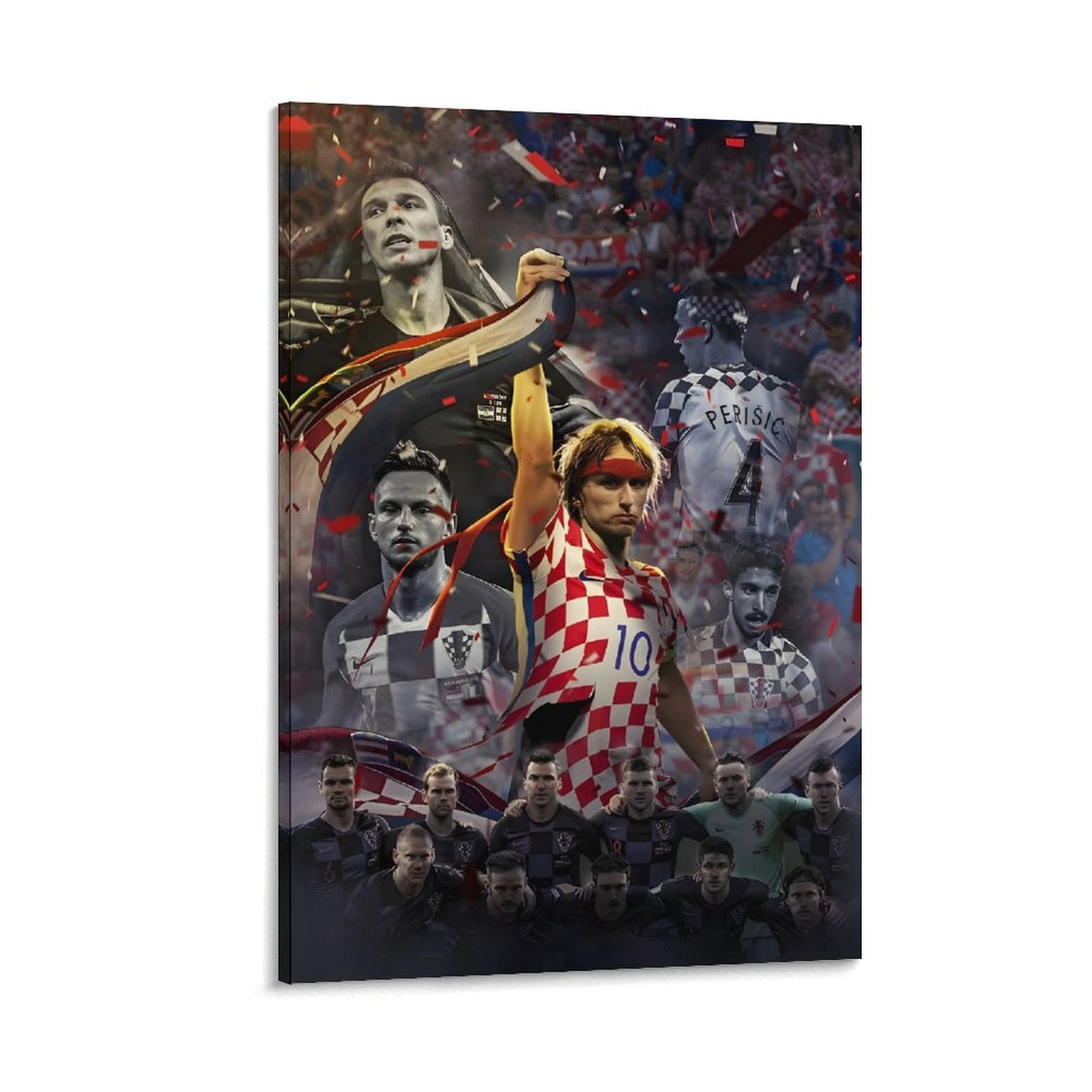 Luka Modrić Art Football Player Midfield Poster Print Photo Art ...