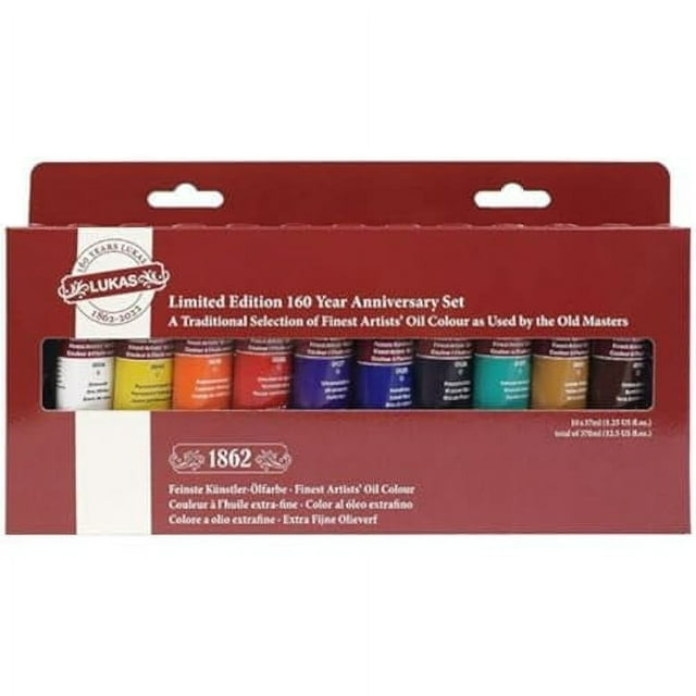 Lukas 1862 Professional Artist Oil Paint - Assorted Colors, 37 mL - Set ...