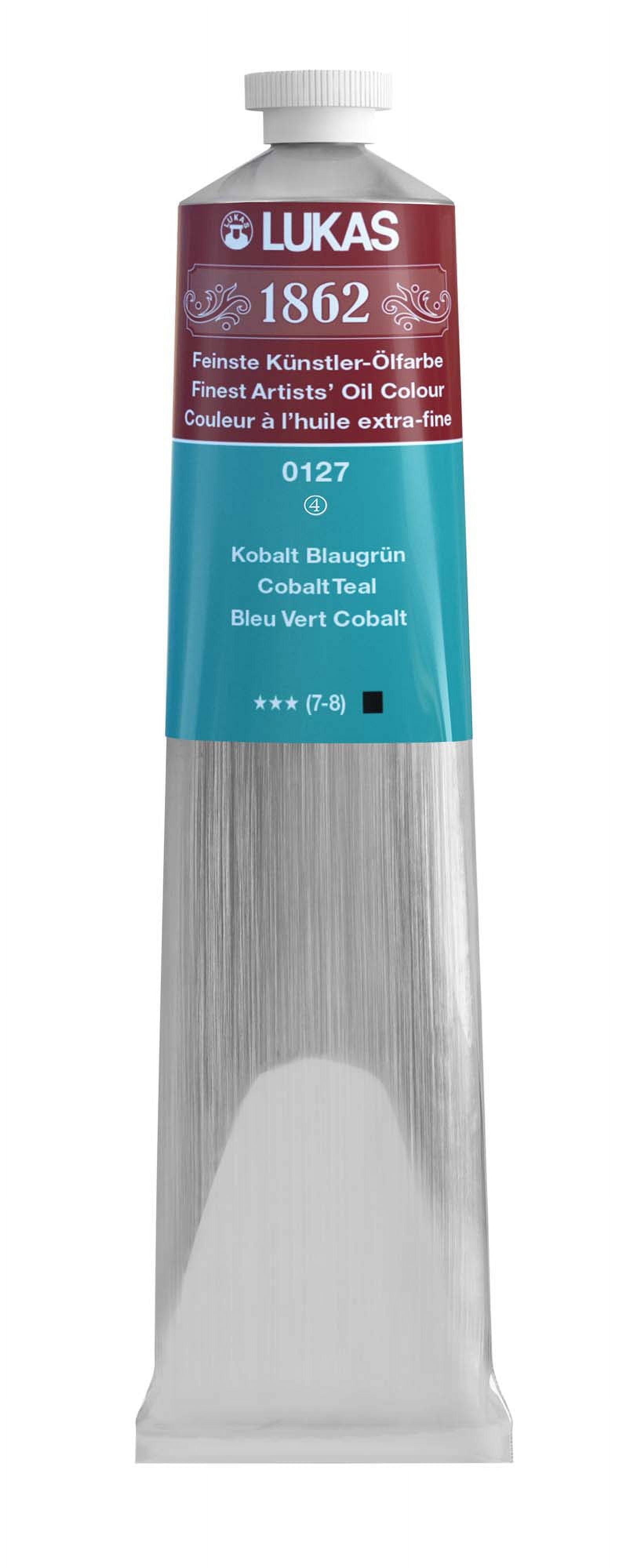 Lukas 1862 Professional Artist Oil Paints, Cobalt Teal, 200 mL Tube ...
