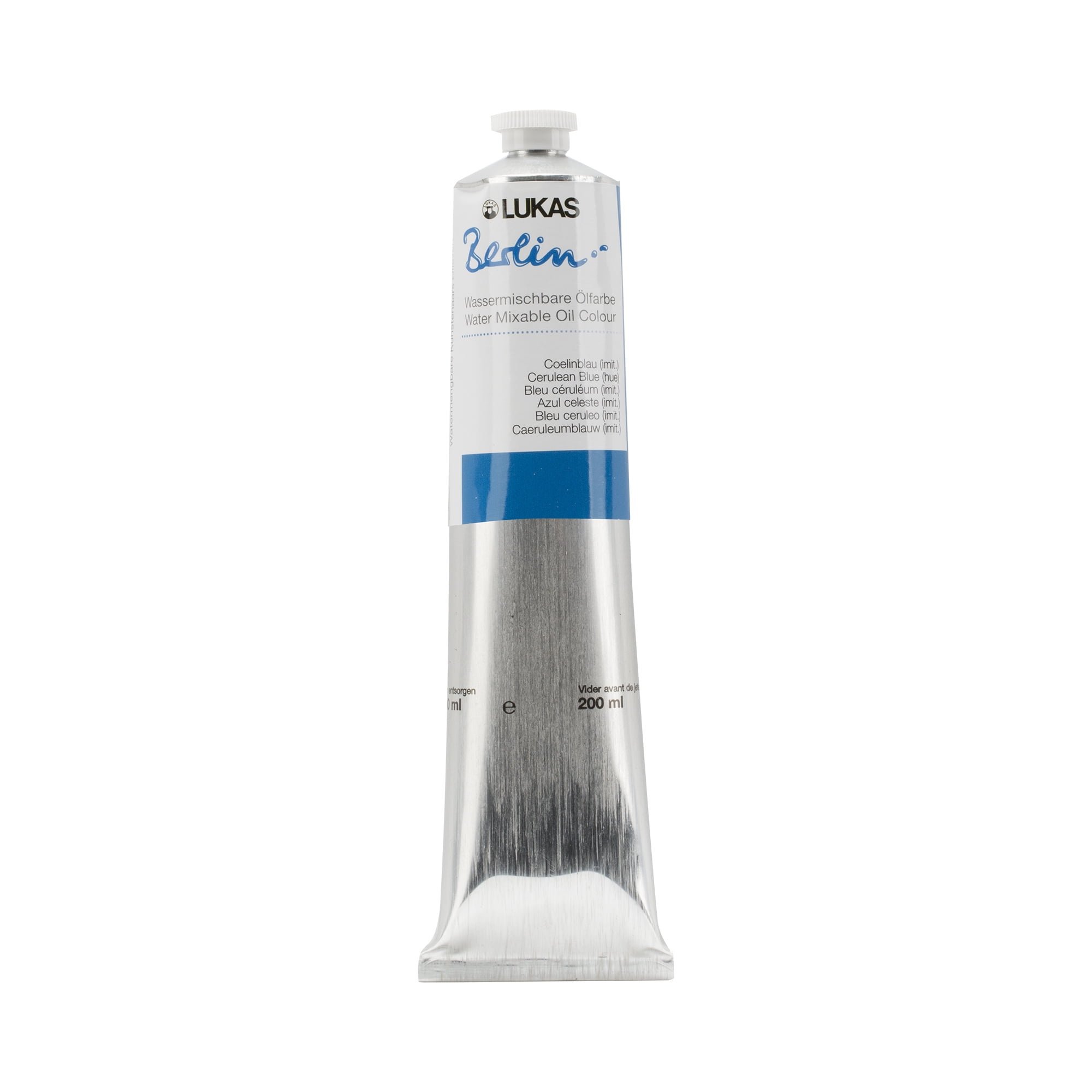 Lukas Berlin Artist Water Mixable Oil Paint Colors, Solvent Free ...