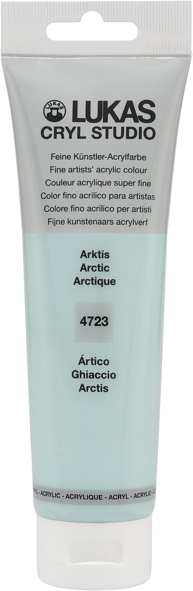 Lukas CRYL Studio Artist Acrylic Paint, Arctic, 125 ml Tube - High ...