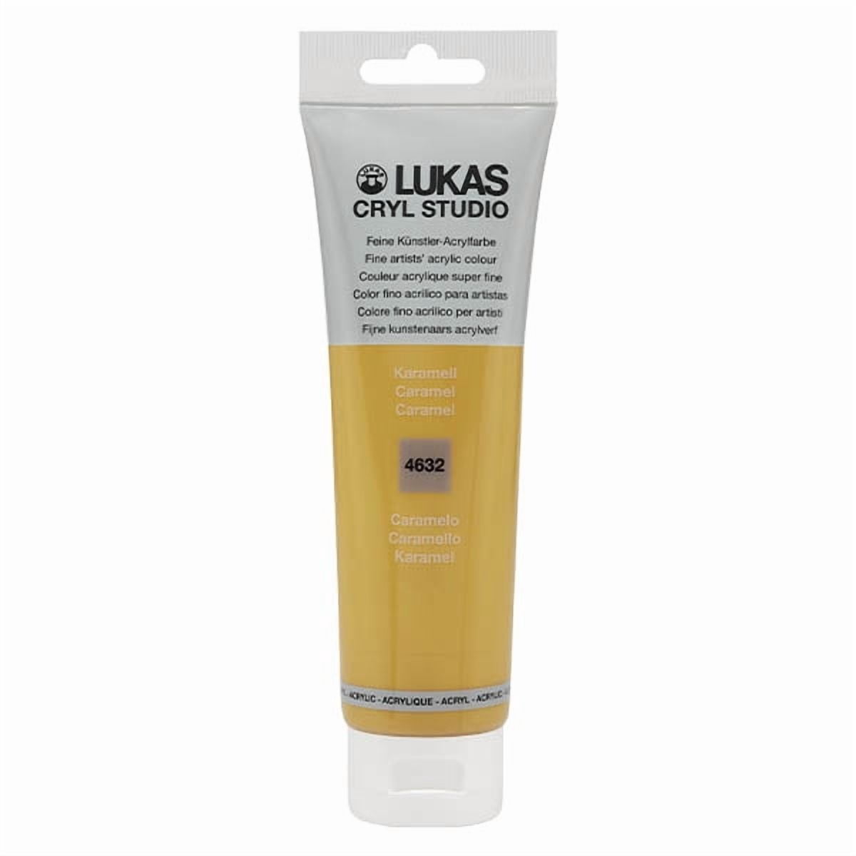 Lukas CRYL Studio Artist Acrylic Paint, Caramel, 125 ml Tube - High ...