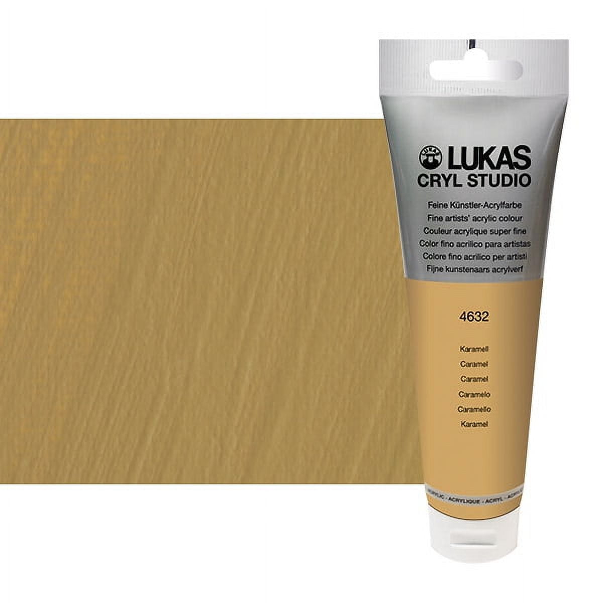 Lukas CRYL Studio Artist Acrylic Paint, Caramel, 125 ml Tube - High ...