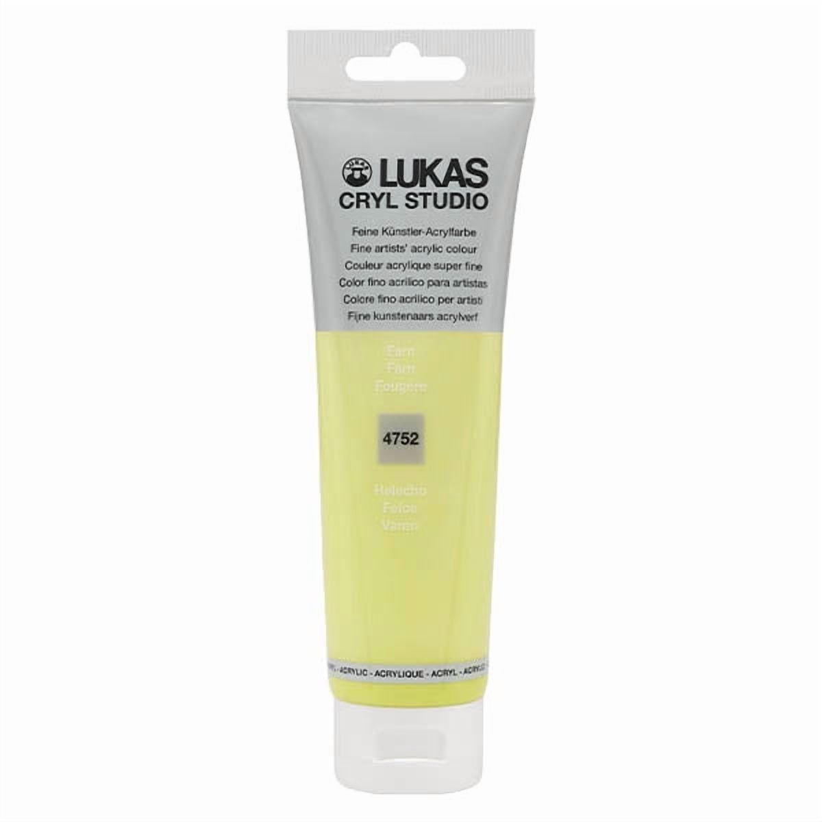 Lukas CRYL Studio Artist Acrylic Paint, Fern, 125 ml Tube - High ...