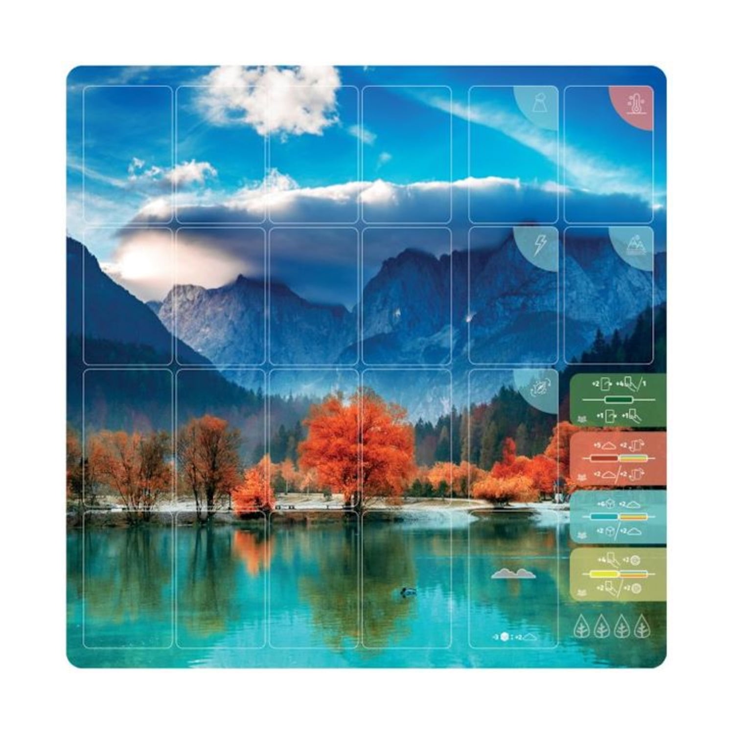 Lukas Schmidt Playmats Earth - Player Board - Lake (Neoprene) - 15" x ...