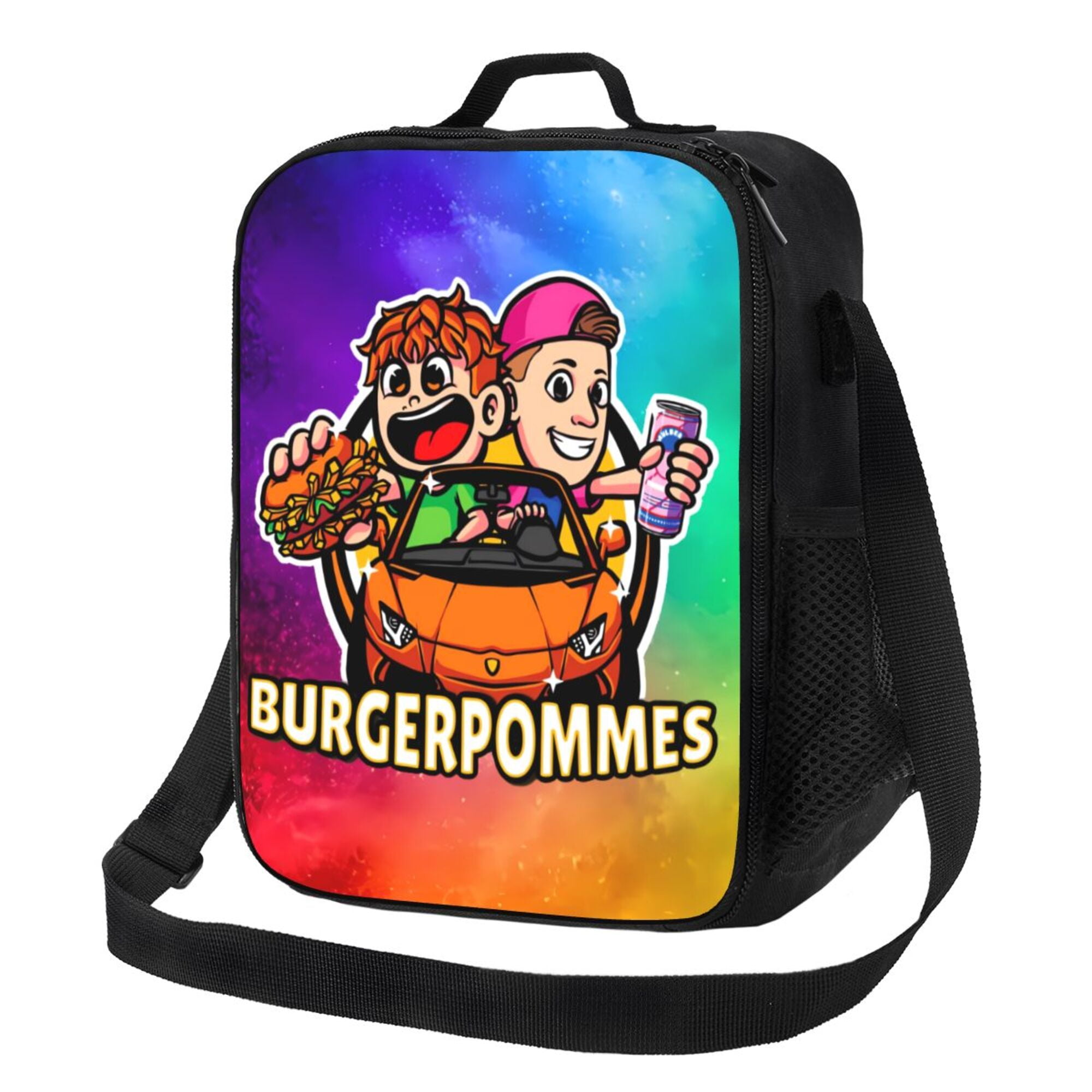 Lukasbs Burgerpommes Lunch Bag Lunch Box Lightweight Durable Lunch Tote ...