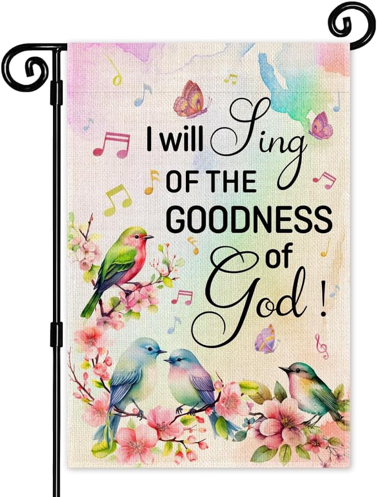 Luke 12:27 Garden Flag - Double Sided Yard Outdoor Farmhouse Lawn Porch ...