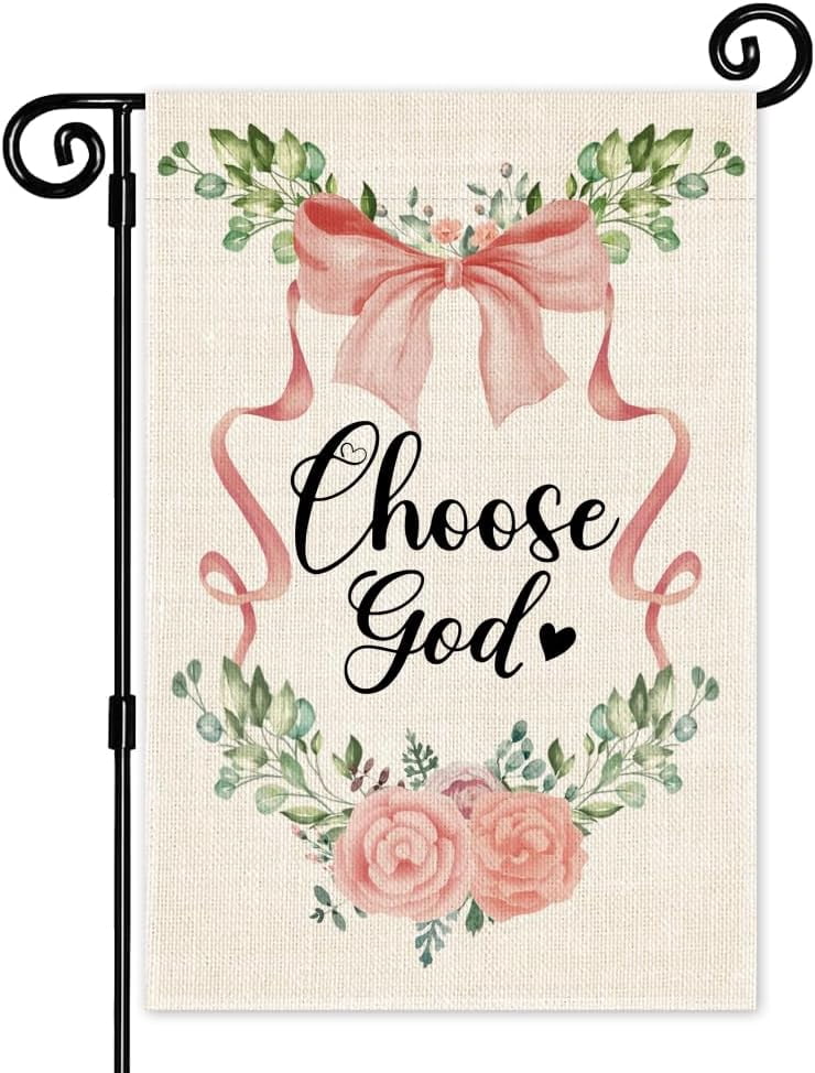 Luke 12:27 Garden Flag - Double Sided Yard Outdoor Farmhouse Lawn Porch ...