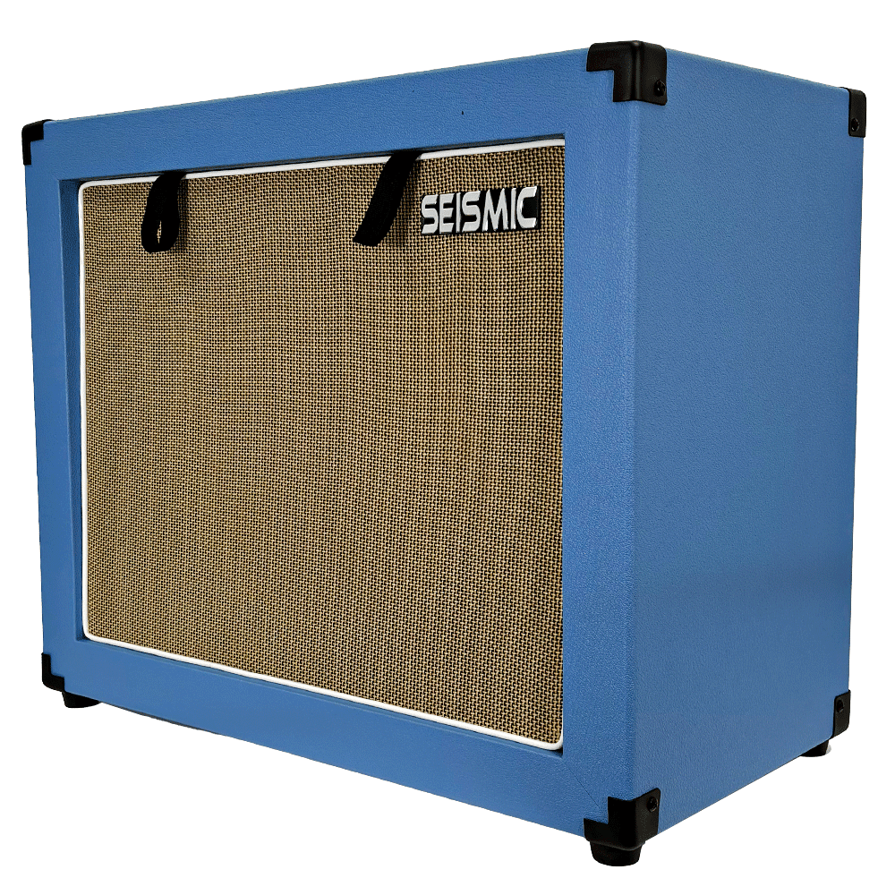 Luke-1x12C - Contemporary Empty 12 Inch Guitar Cabinet -Blue Tolex ...