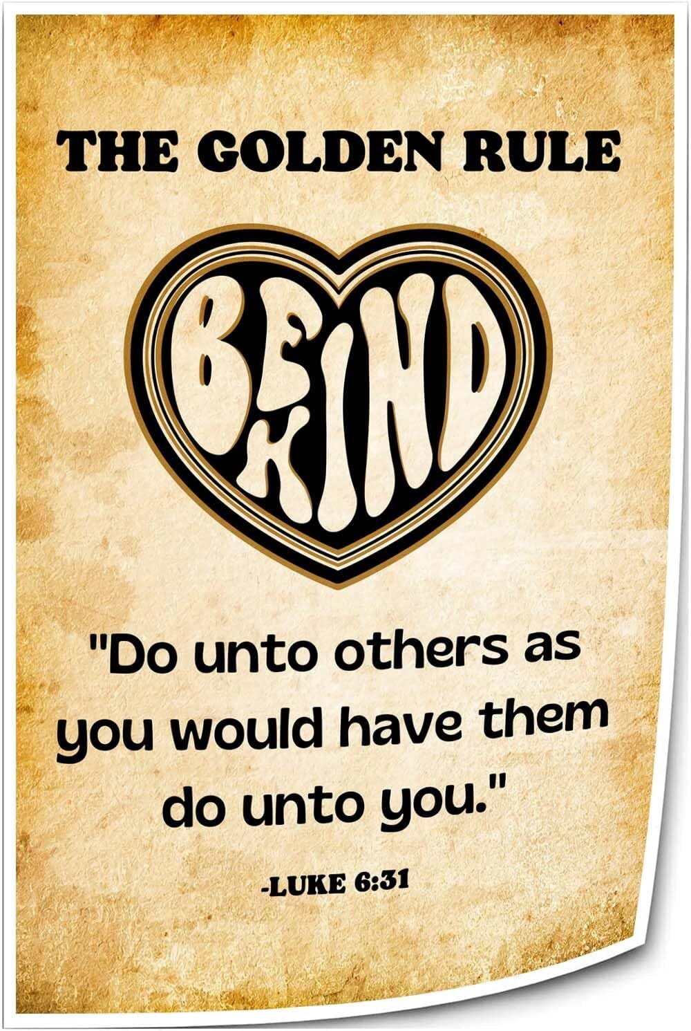 Luke 6 31 Bible Verse Wall-Art The Golden Rule Quote Posters Art Prints ...