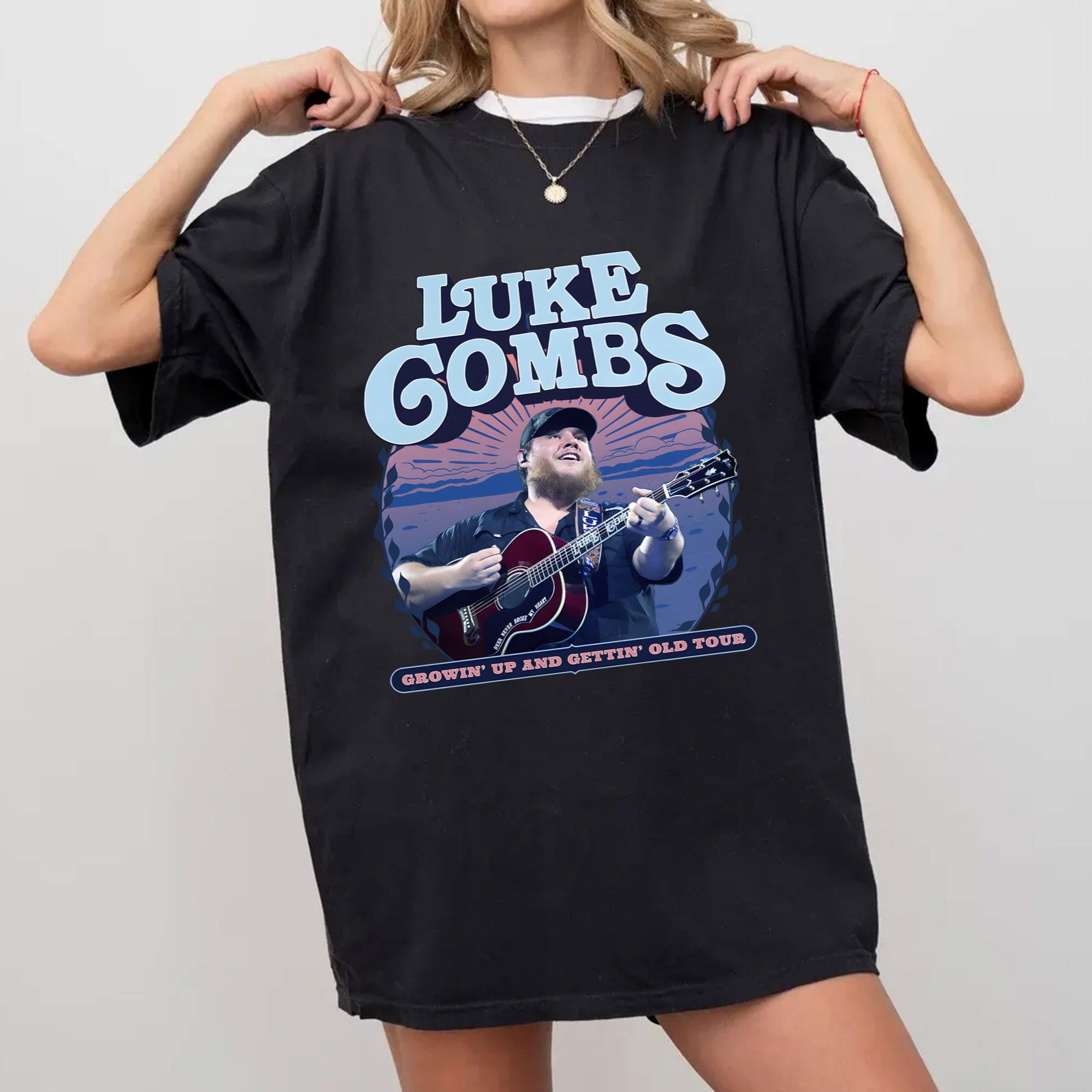 Luke Combs 2024 Tour Growing Up And Getting Old Shirt Luke Combs Shirt