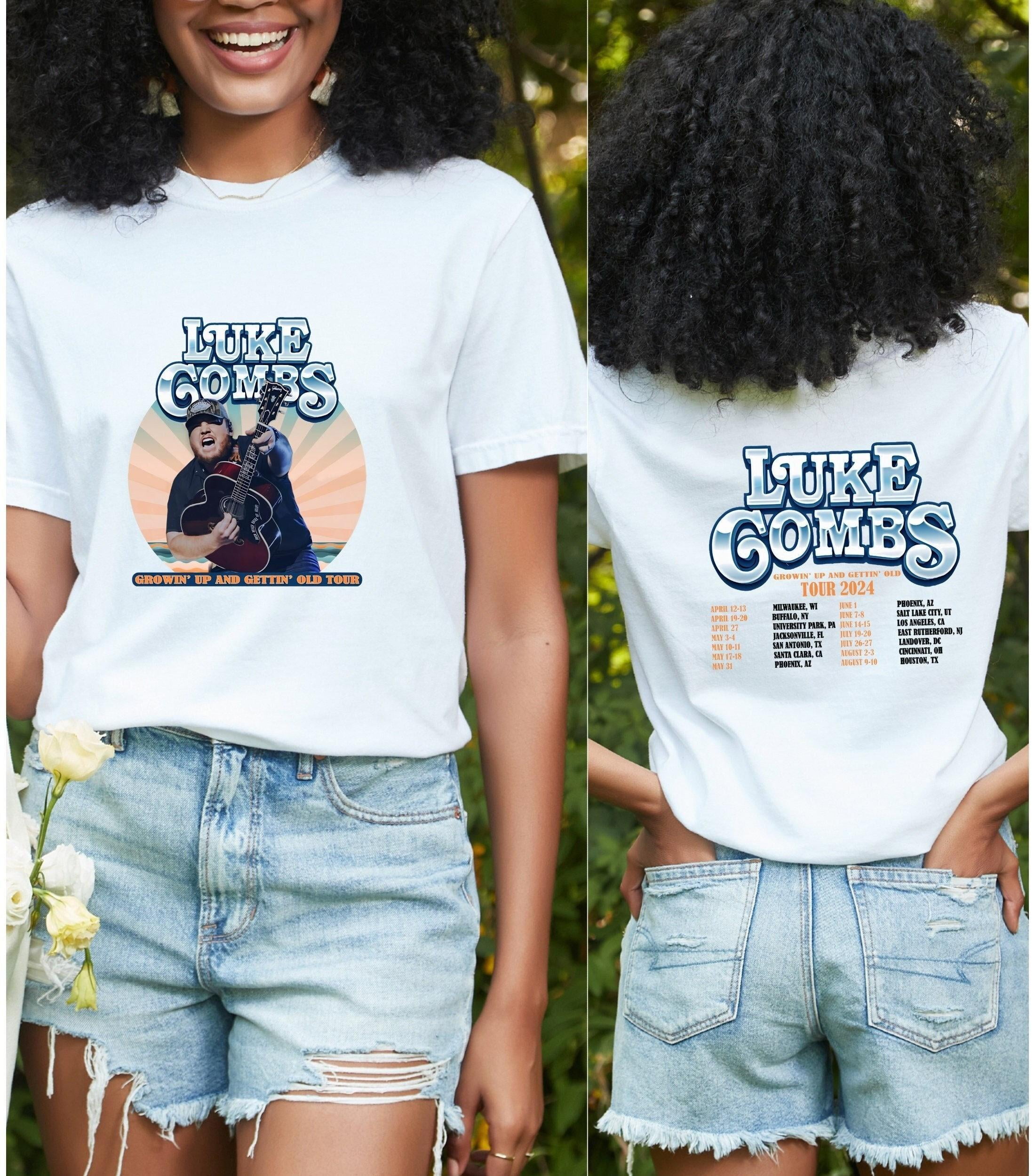 Luke Combs 2024 Tour Two Sided , Combs Merch,Country Music Tee, Fan Tee ...