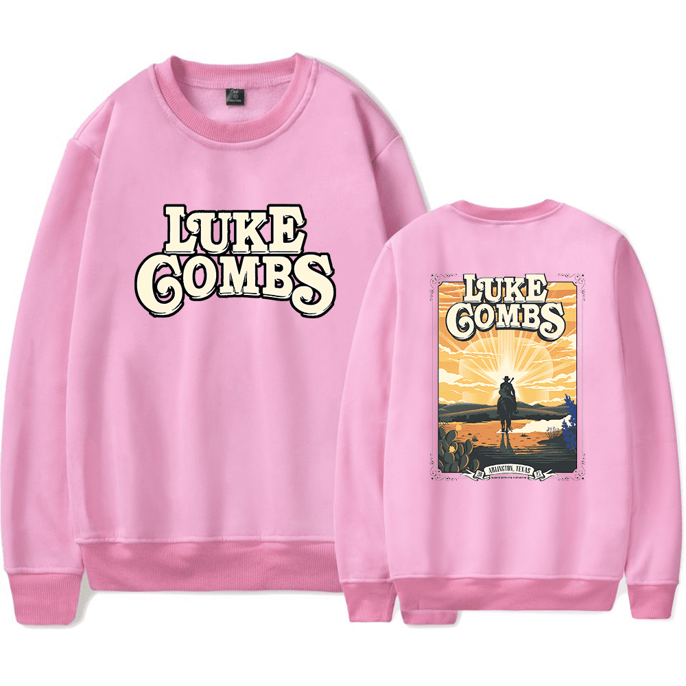 Luke Combs Arlington Texas Crewncek Sweatshirt Merch Casual Sweatshirt ...