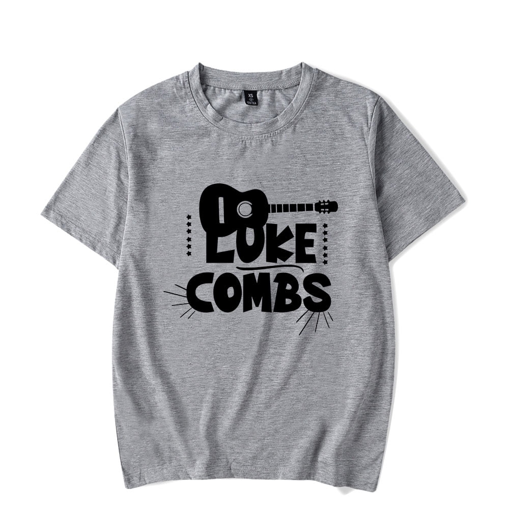 Luke Combs Logo T-Shirt Men/Women Streetwear Tshirt Shirt Short Sleeve ...