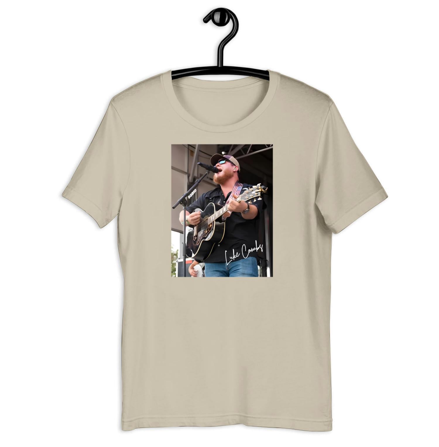 Luke Combs Performing With Signature Tee Shirt-TH30775 - Walmart.com