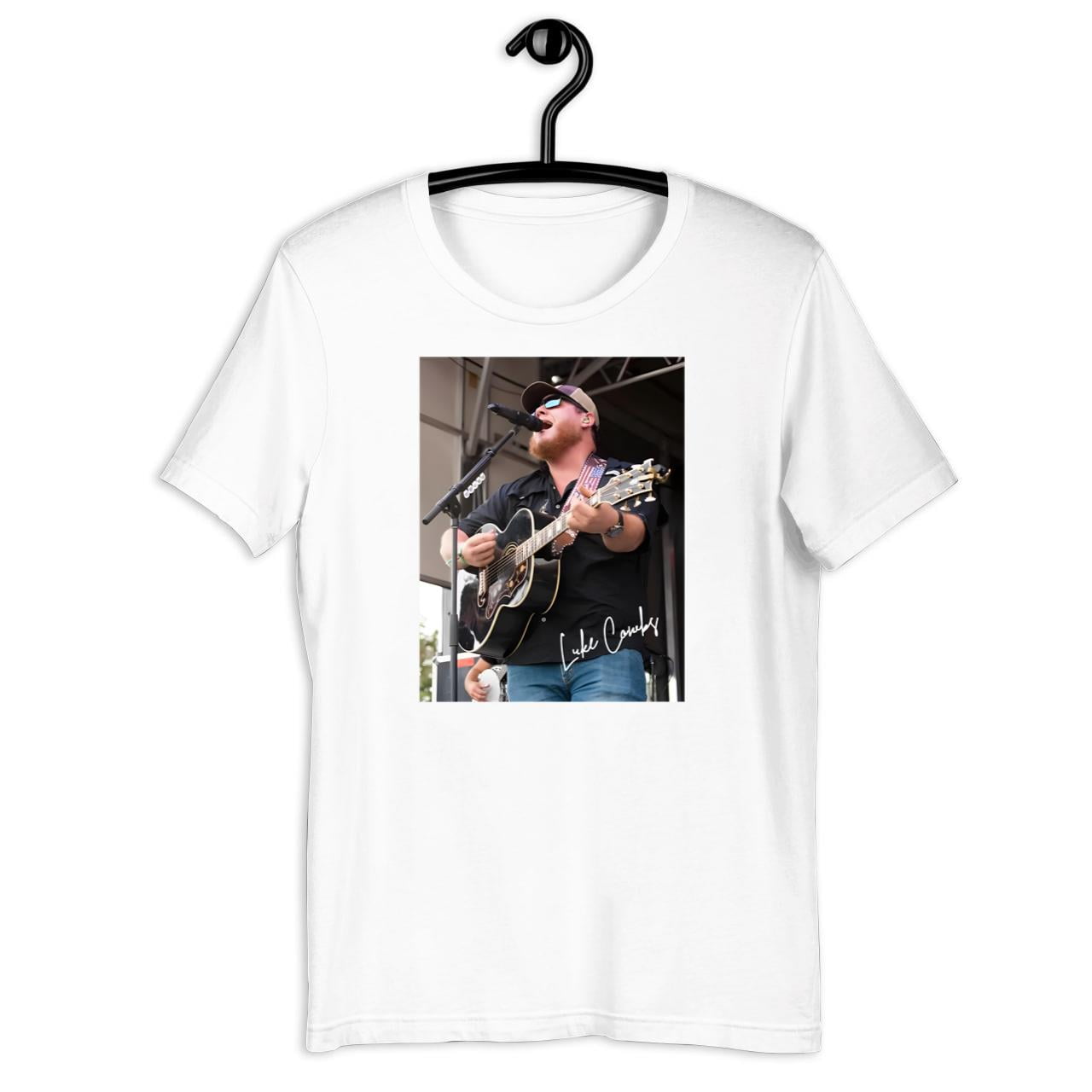 Luke Combs Performing With Signature Tee Shirt-TH30775 - Walmart.com