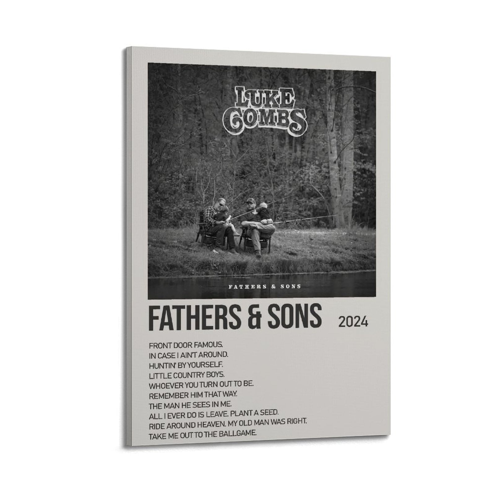 Luke Combs Poster Wall Art Canvas Aesthetic Music And Movies Decorative ...