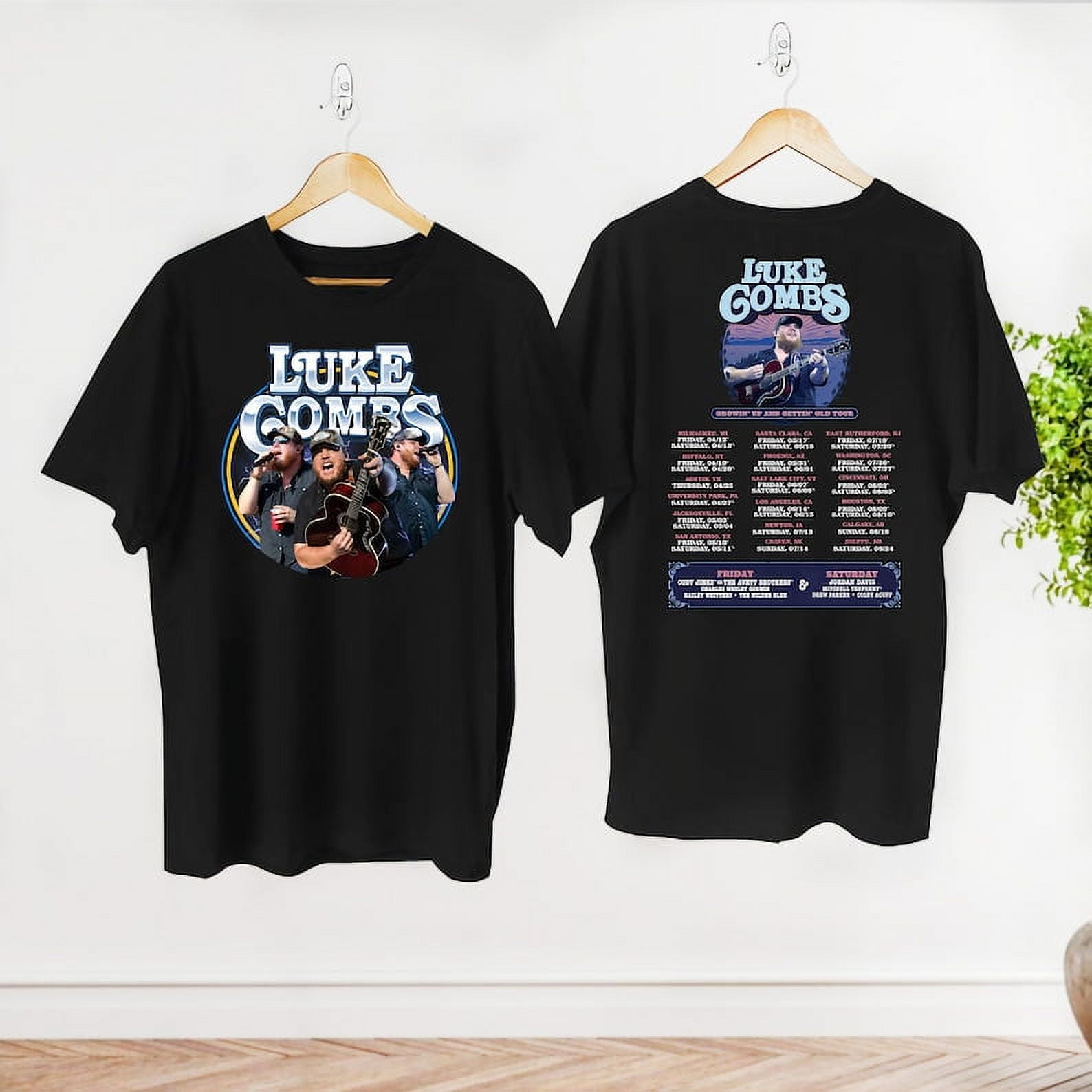 Luke Combs Shirt, Luke Combs Growing Up and Getting Old 2024 Tour T ...