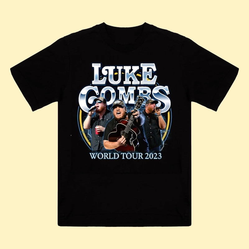 Luke Combs World Tour 2023 Shirt Luke Combs Tour Shirt All size S-345XL ...