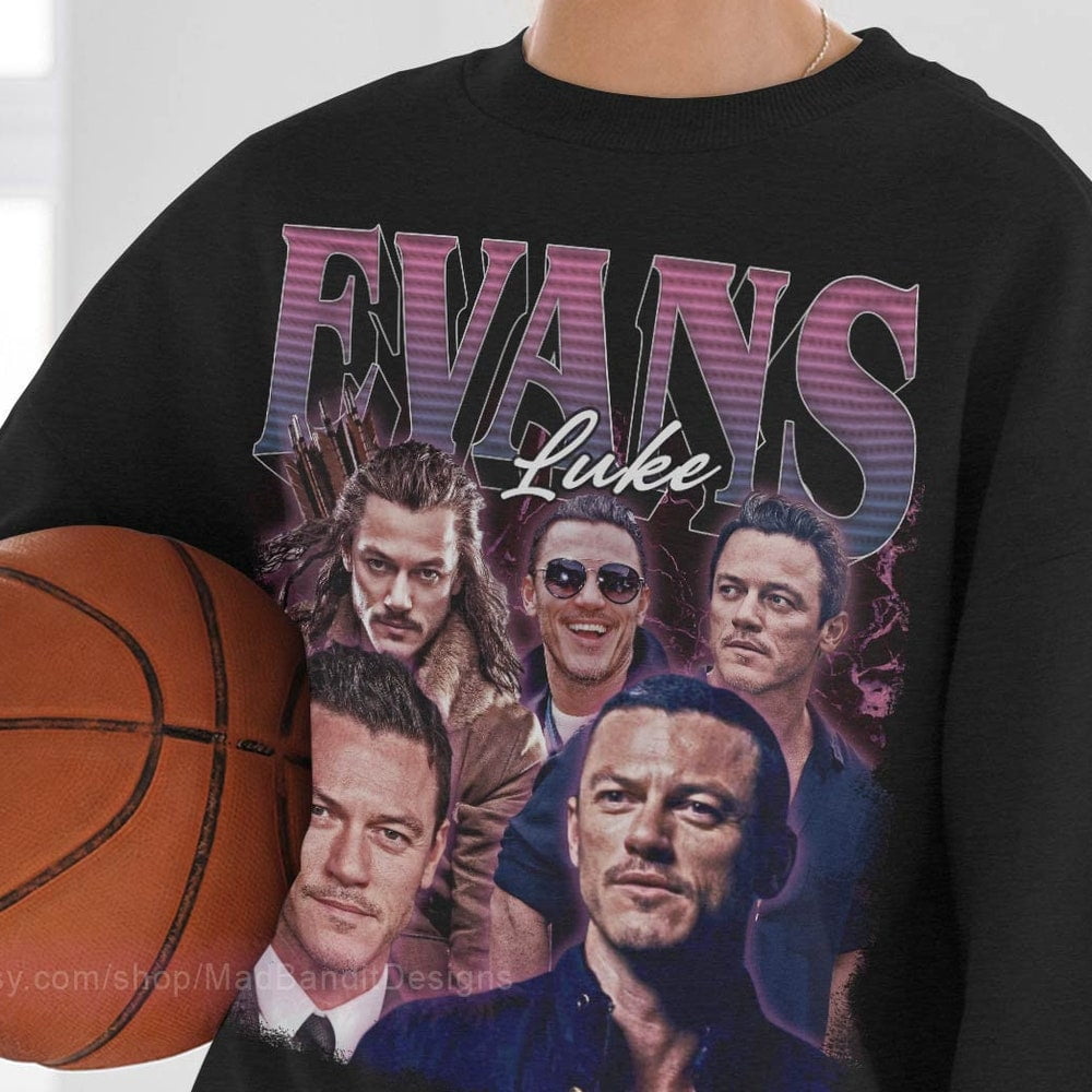 Luke Evans cool retro rock poster 70s 80s 90s rocker design style s 307 ...