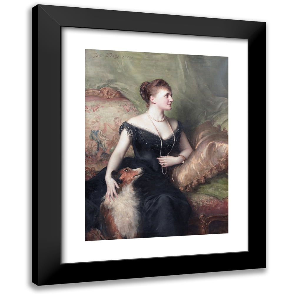 Luke Fildes 14x18 Black Modern Framed Museum Art Print Titled - Mrs ...