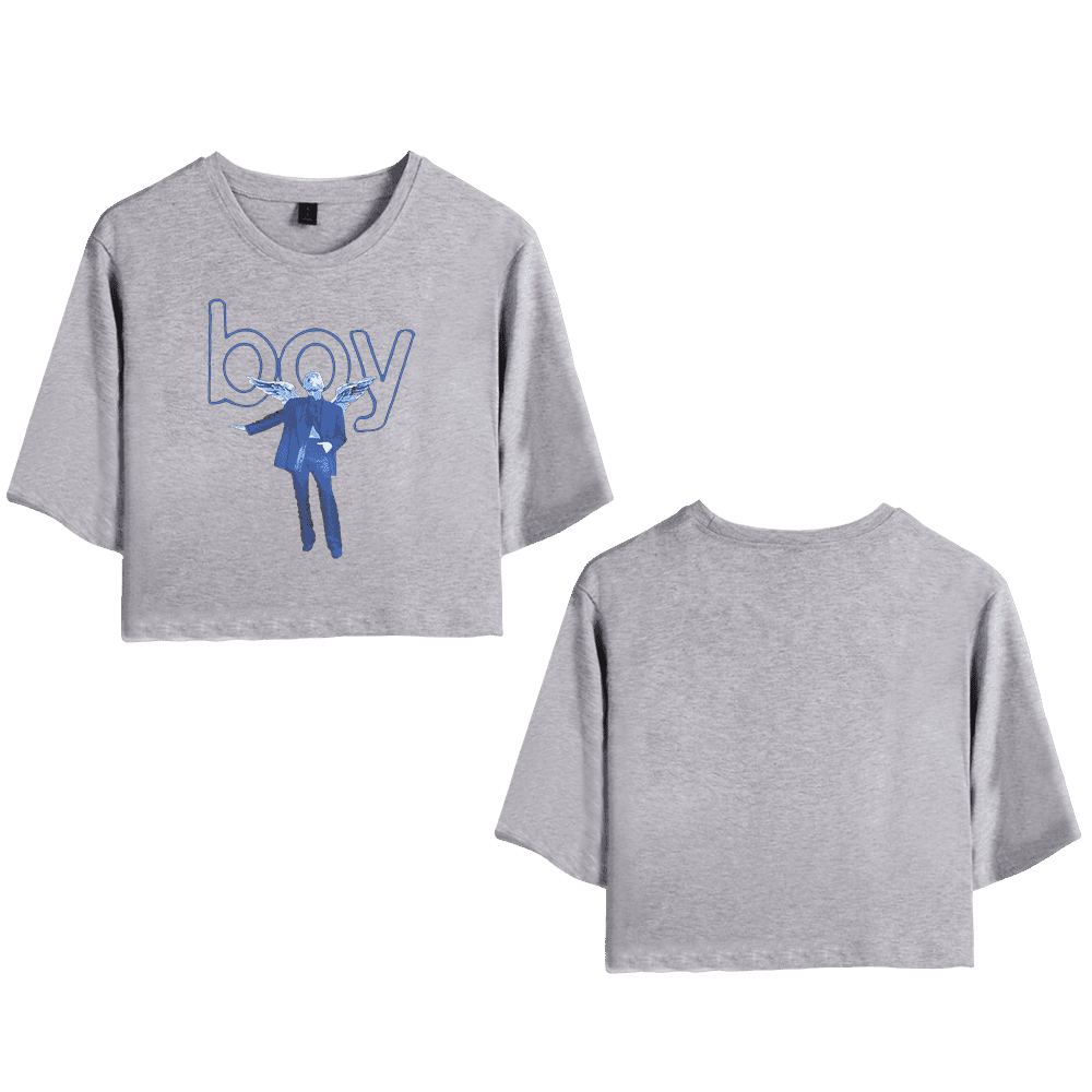 Luke Hemmings Merch Cropped Top Tee Trendy Ladies/Girls Short Sleeve ...