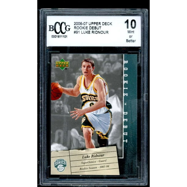 Luke Ridnour Card 2006-07 Upper Deck Rookie Debut #91 - Walmart ...