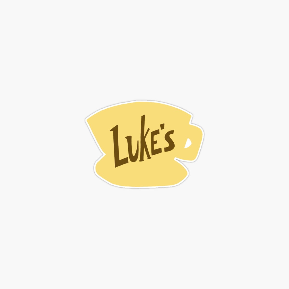 Luke'S Sticker, Phone Decal Water Bottle Stickers Car Decals, Funny ...