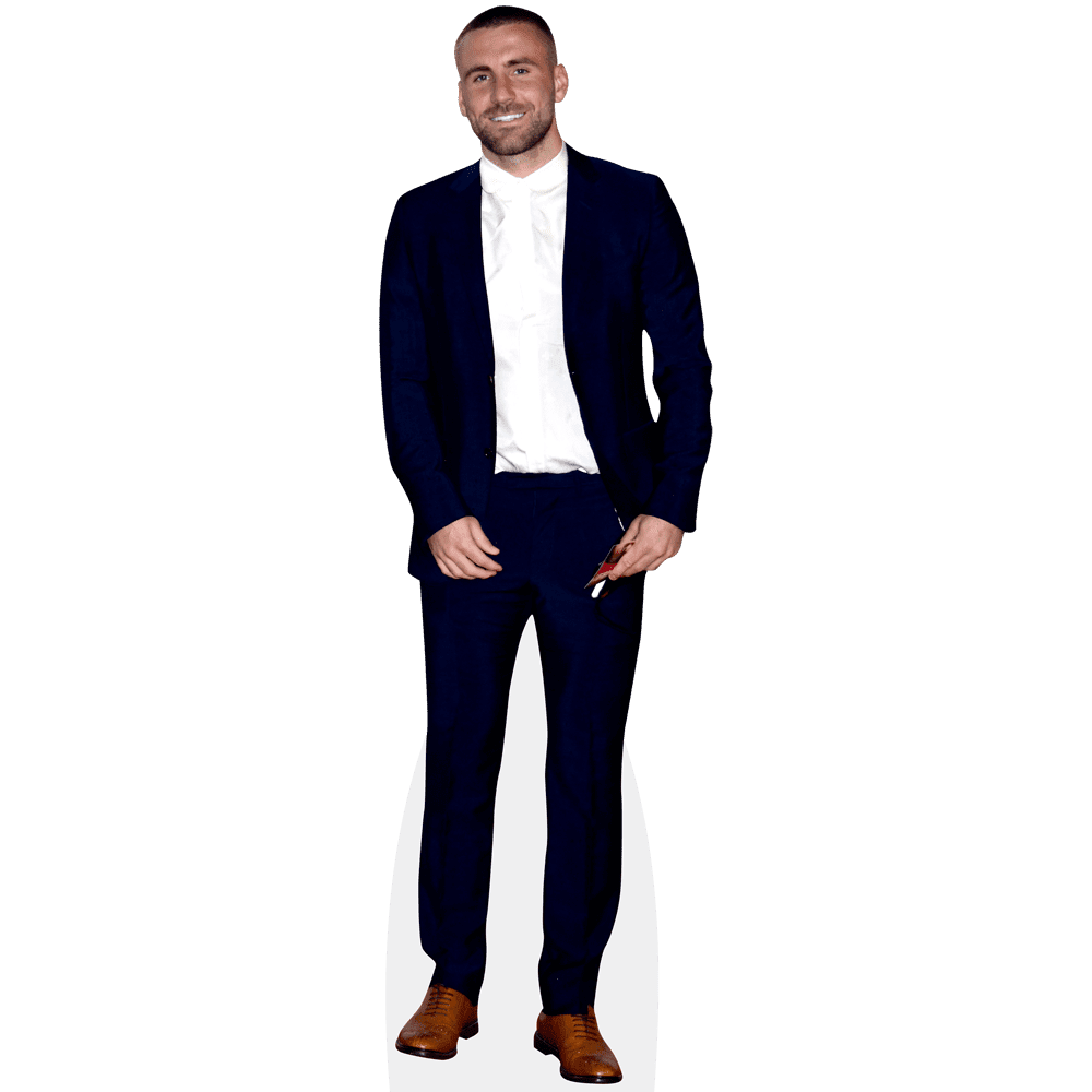 Luke Shaw (Blue Suit) Lifesize Cardboard Cutout Standee - Walmart.com