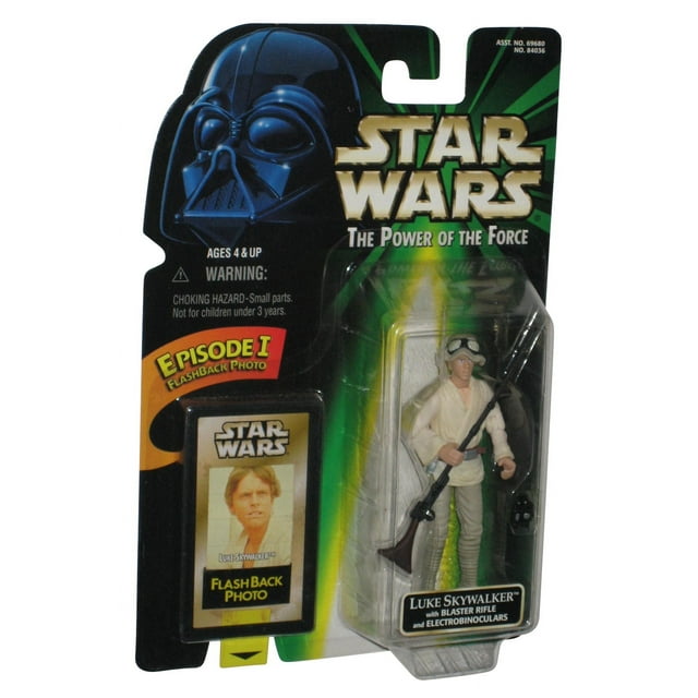 Star Wars Power of The Force Green Card Flashback Photo Luke Skywalker ...