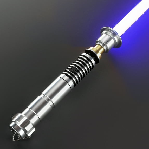 Luke Skywalker EP6 Lightsaber Bluetooth Heavy Dueling Light Saber Infinite Color Changing Metal ...
