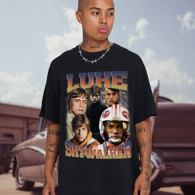 Luke Skywalker Shirt Luke Skywalker Vintage Shirt Jedi Master Shirt ...