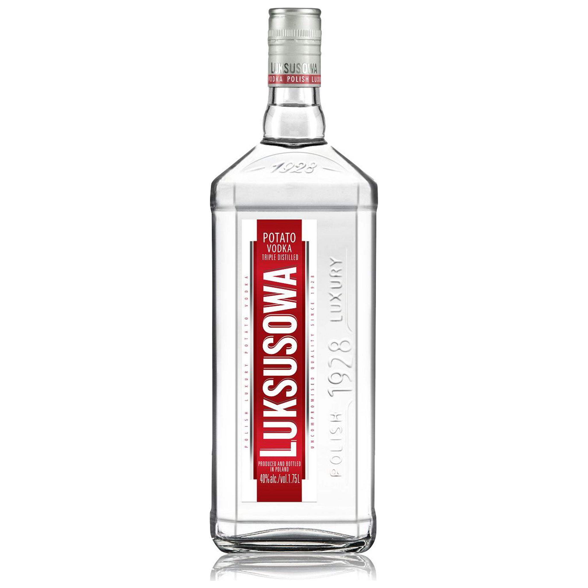 Luksusowa Polish Vodka, Poland, 1.75 Liter Bottle, 40% ABV - Walmart.com