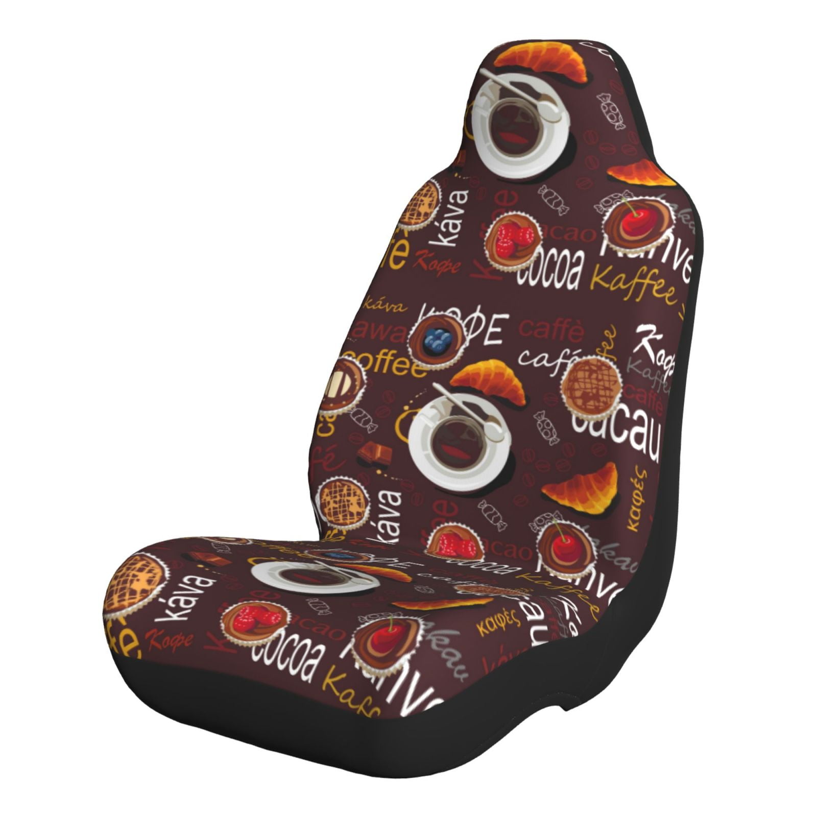 Lukts A Cup Of Black Coffee On A Saucer Print Car Seat Covers Full Set ...