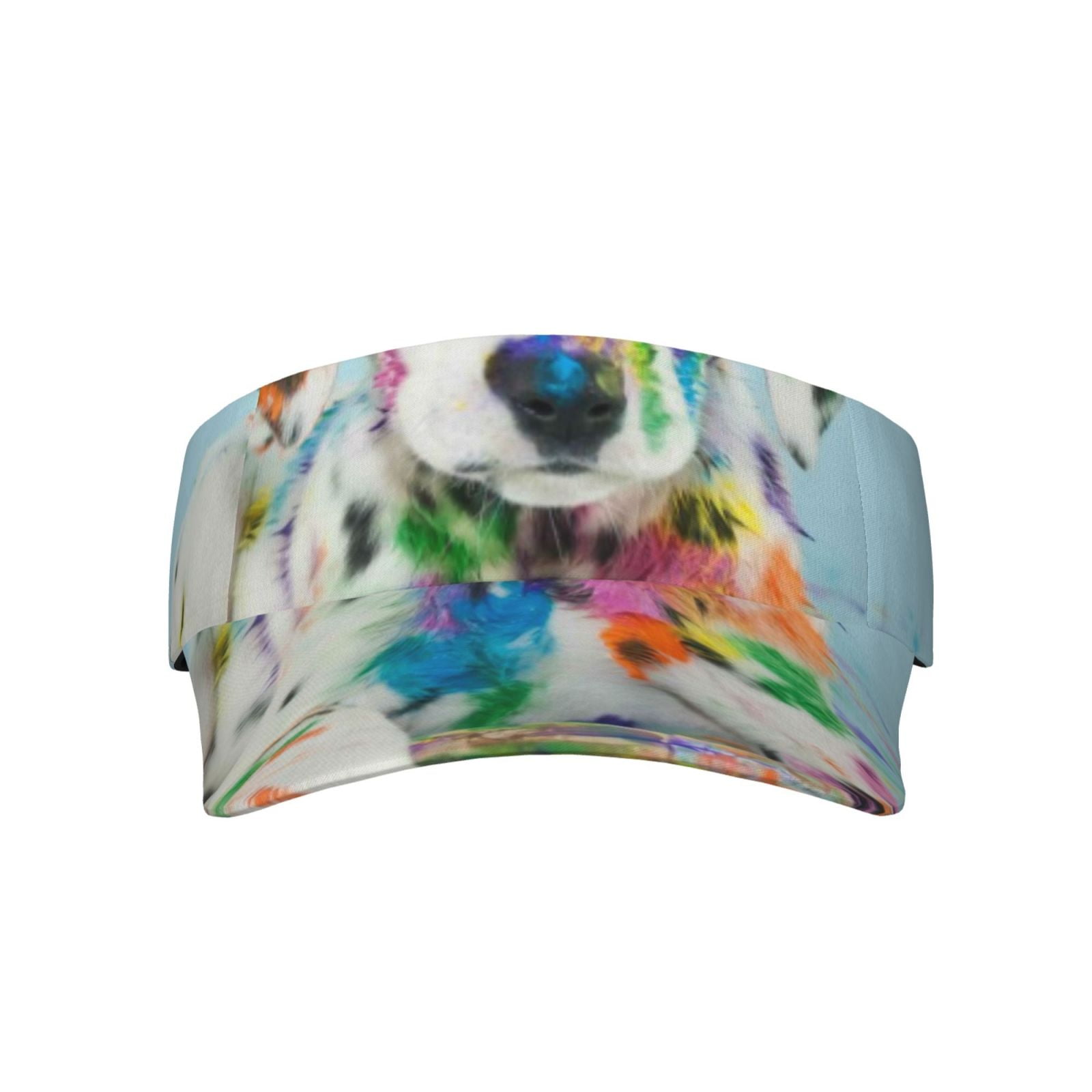 Lukts A Funny Little Dalmatian Puppy Sun Sports Visor Adjustable Cap ...