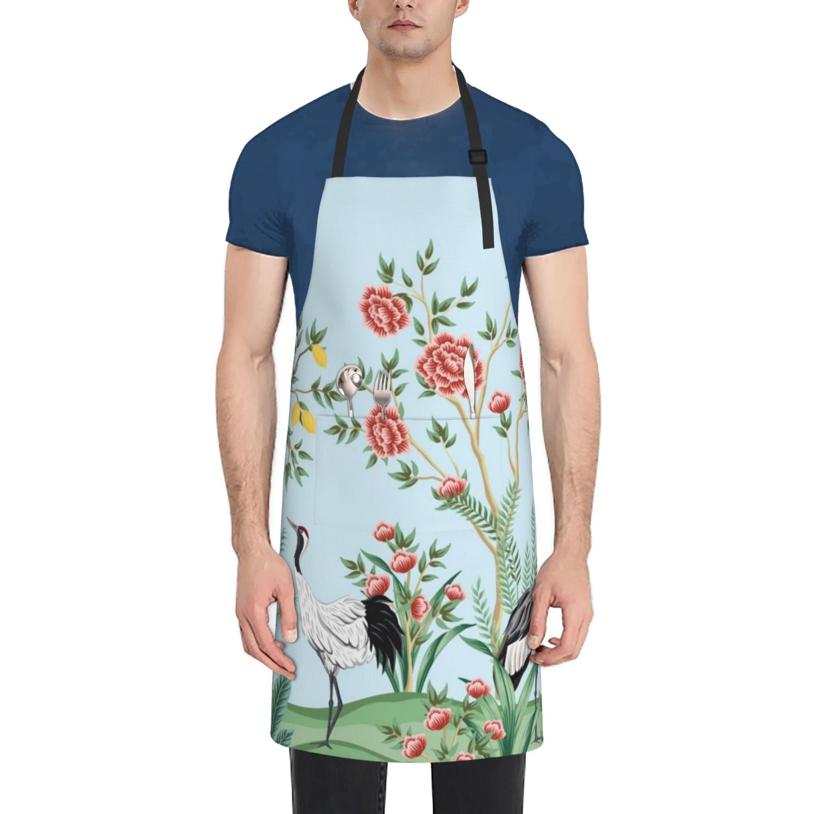Lukts Adjustable Apron With 2 Pockets Chef Cooking Kitchen Restaurant ...