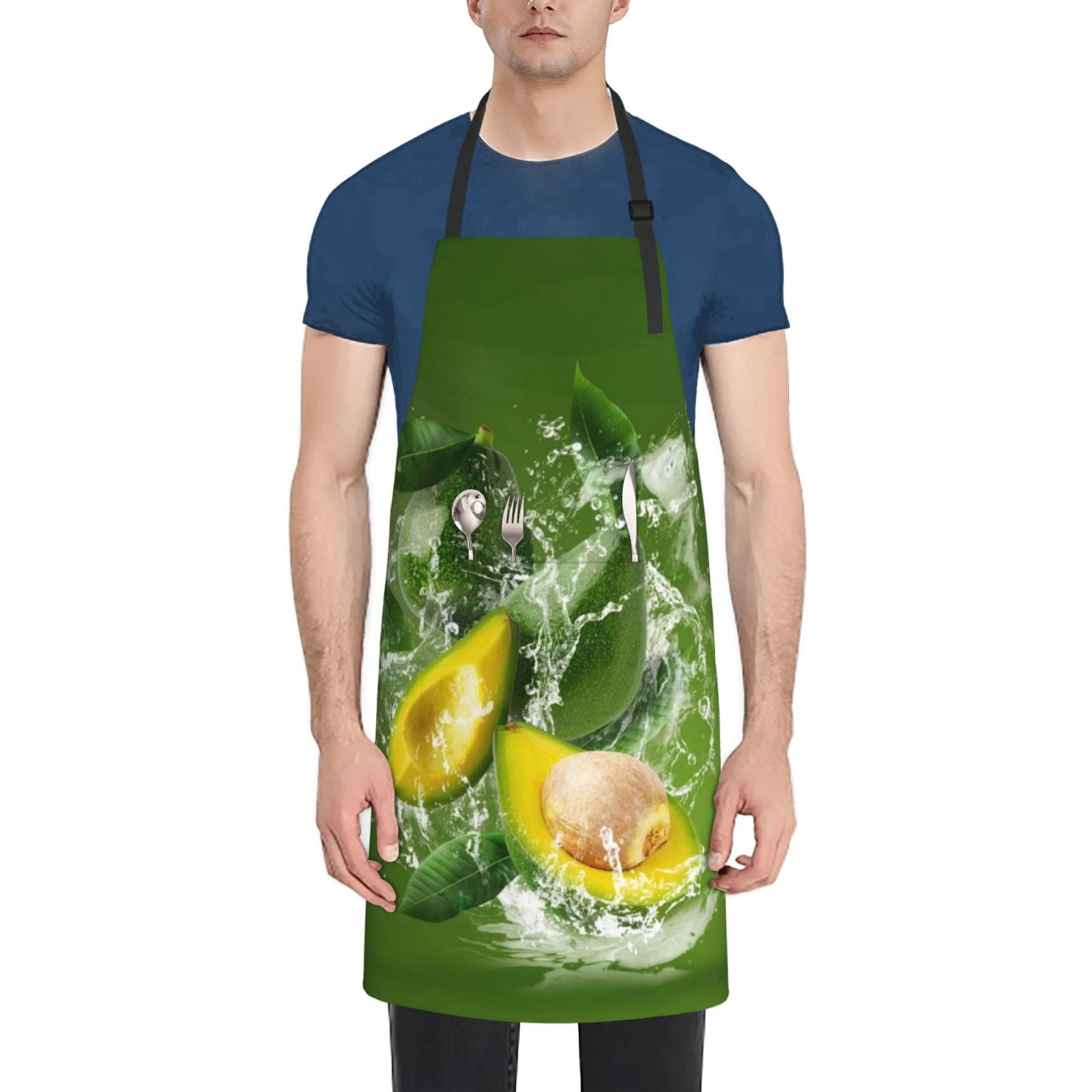 Lukts Adjustable Apron With 2 Pockets Chef Cooking Kitchen Restaurant ...
