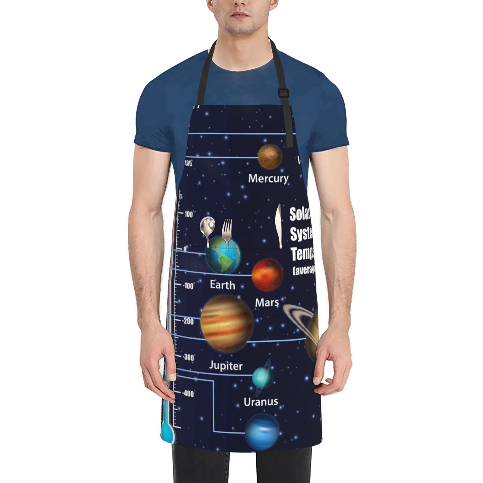 Lukts Adjustable Apron With 2 Pockets Chef Cooking Kitchen Restaurant ...