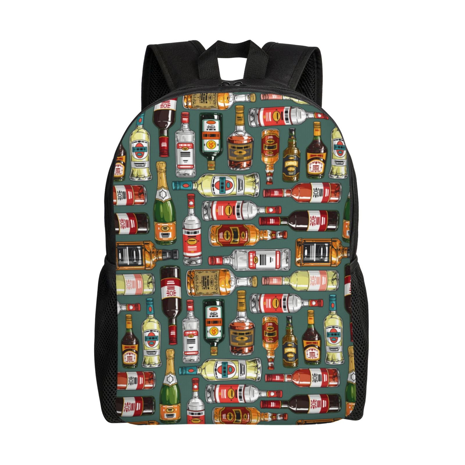 Lukts Alcohol Bottles Backpack for Travel, Sports, Beach, Work, Casual ...