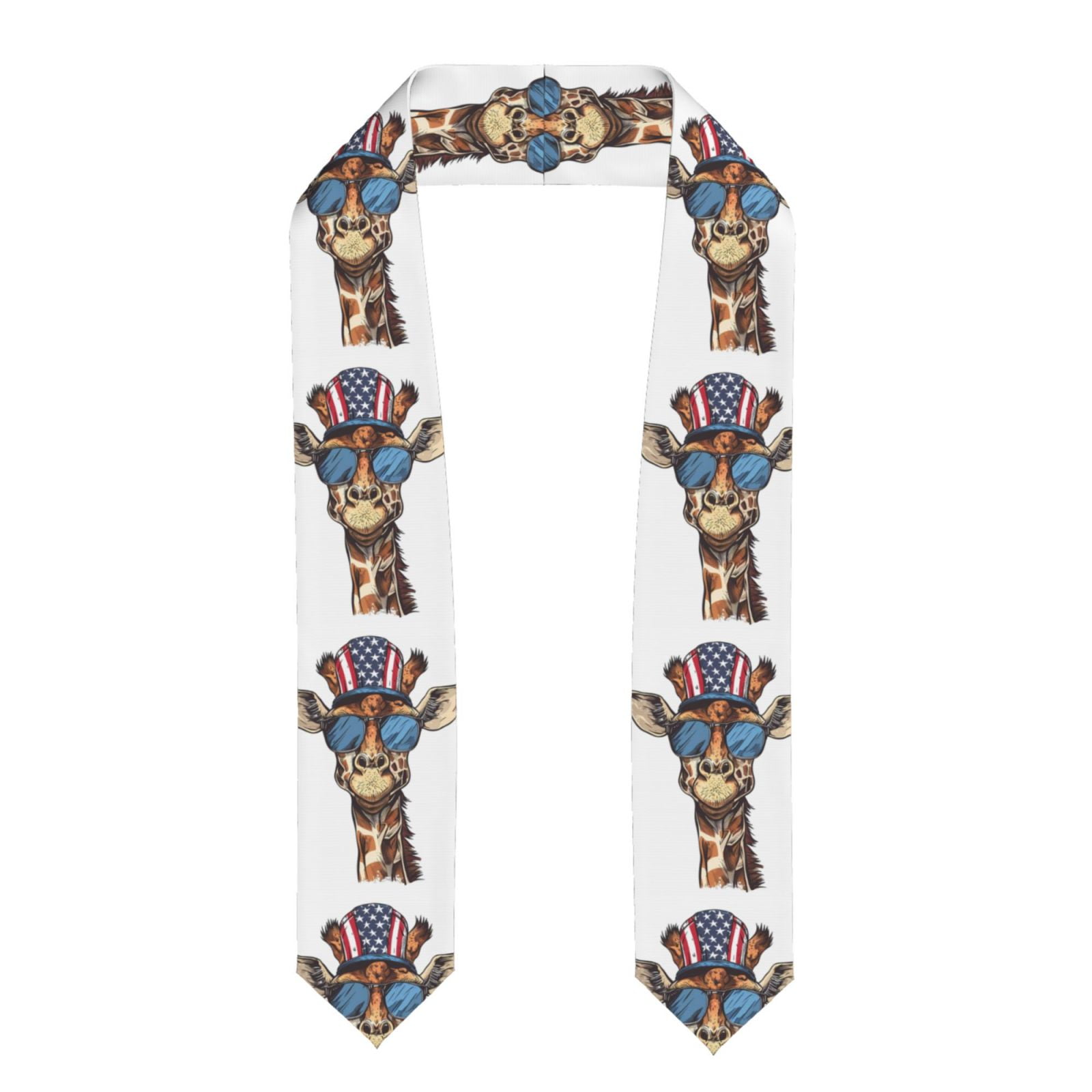 Lukts American Giraffe Style for Graduation Shawl Ribbon, Unisex 36x5.1 ...