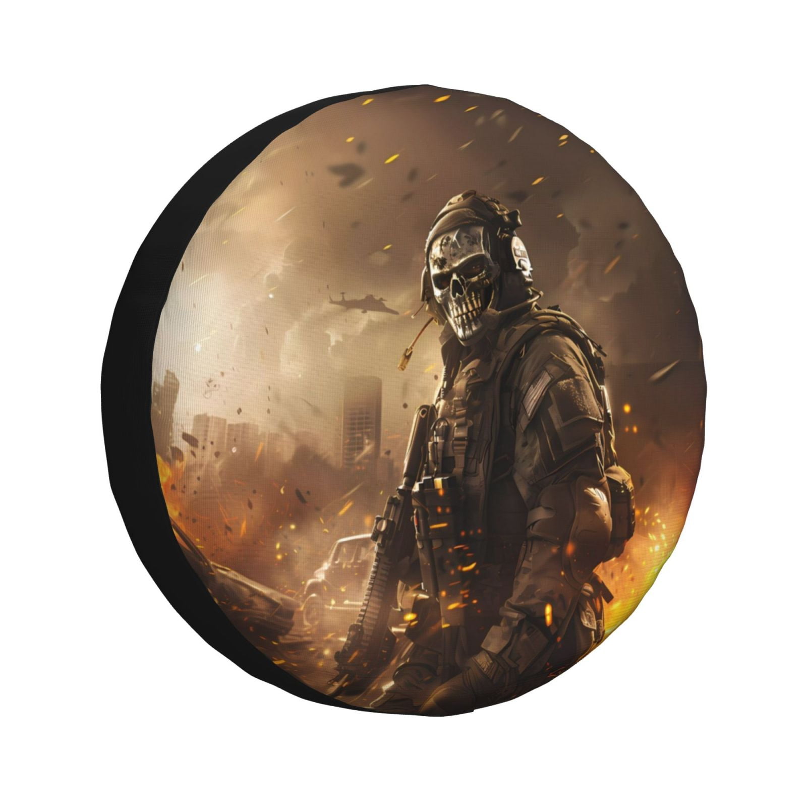 Lukts Apocalyptic Skull Soldier for Tire Covers,Waterproof, Dust-proof ...